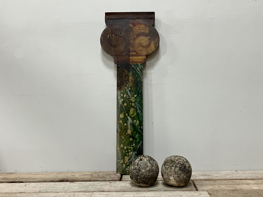 A Mid Century Fairground Painted Column by Fred Fowle – Rebecca ...