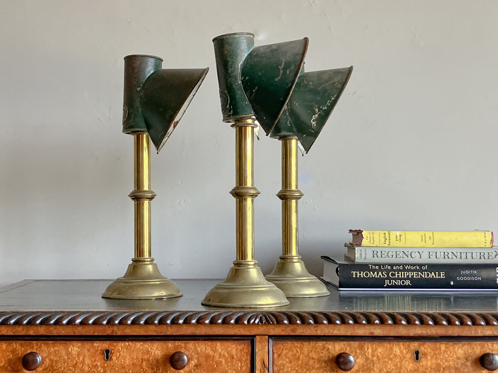 A Trio of 19th Century Student Lamps by Charles R Dibben of Sloane St ...