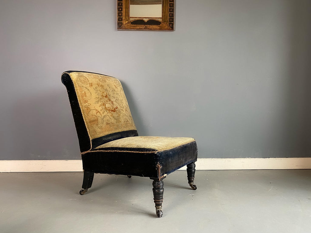 Late 19th Century Cornelius V Smith Slipper Chair – Rebecca Christie Miller