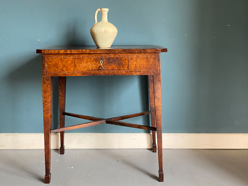 Early 19th Century Burr Elm Table – Rebecca Christie Miller