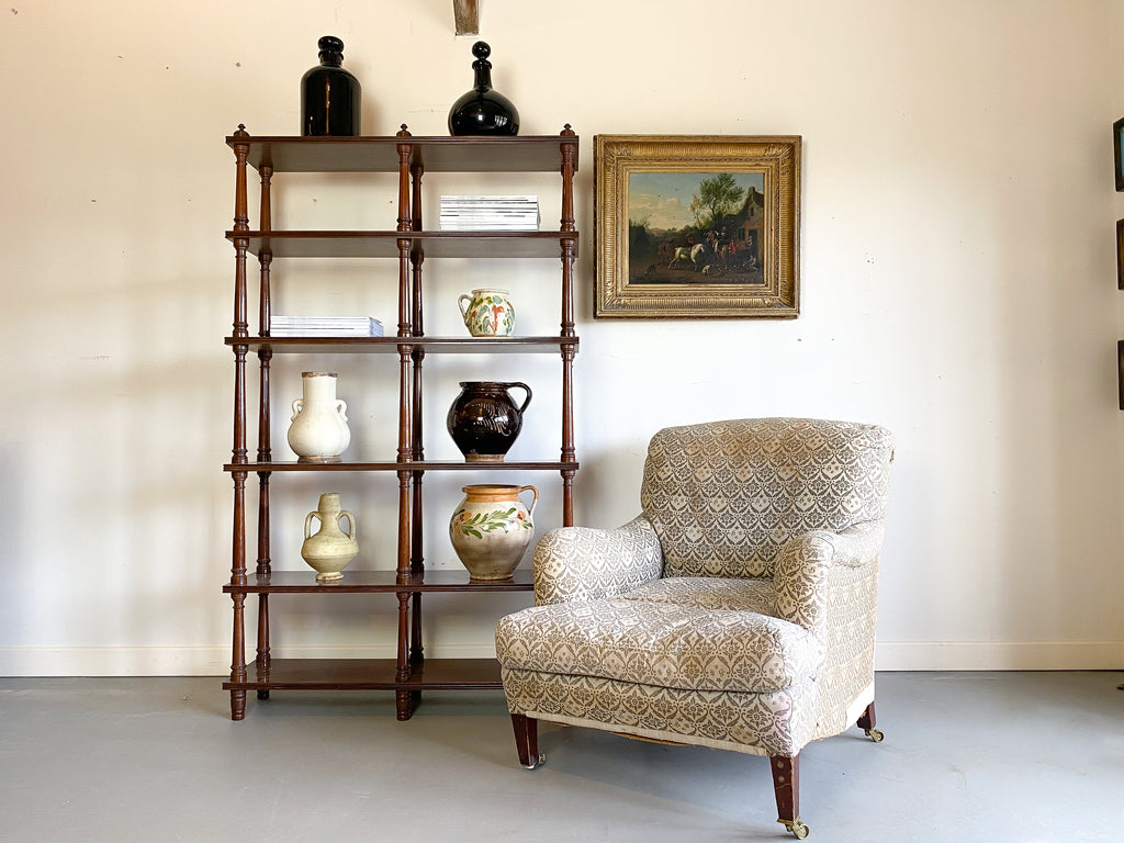 Mid Century Mahogany Etagere – Rebecca Christie Miller